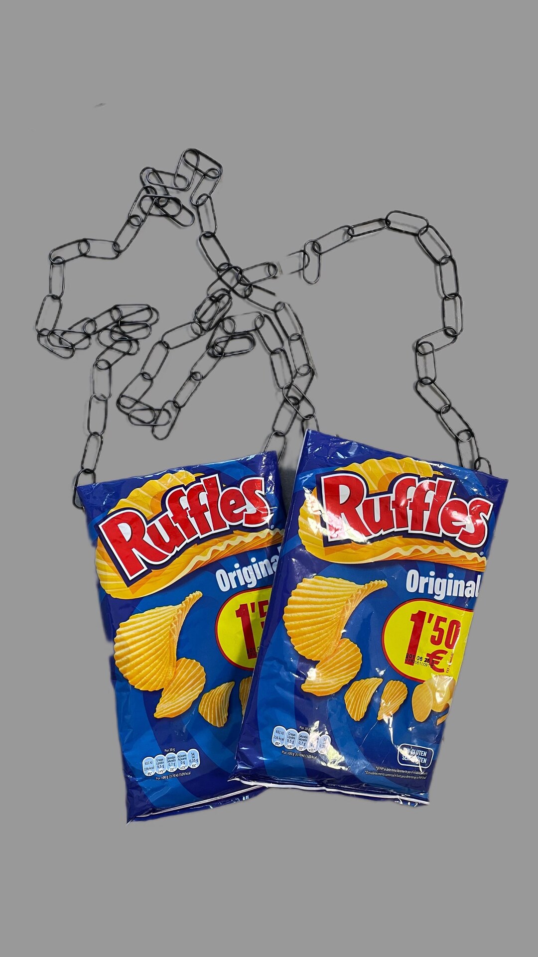 Upcycling Chips Bag, Cross Body Chips Bag, Reused Potato Bag, Chips Bag ...