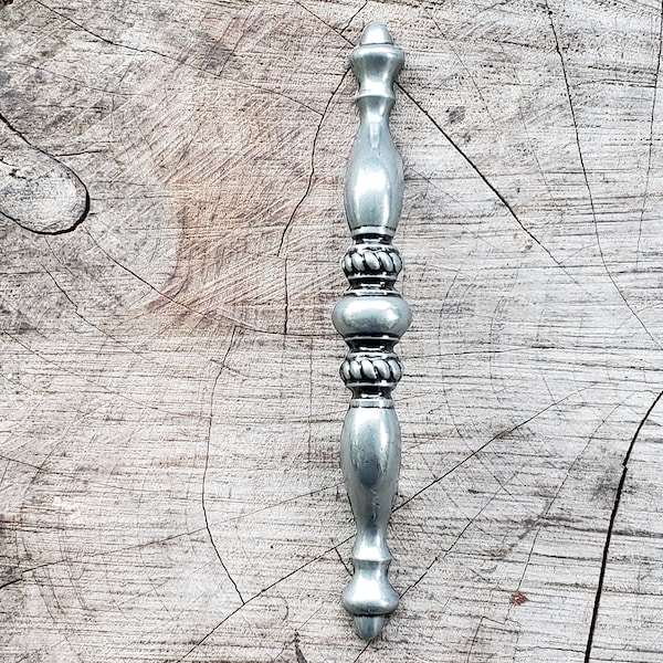 Antique Pewter Cabinet Pull - Etsy