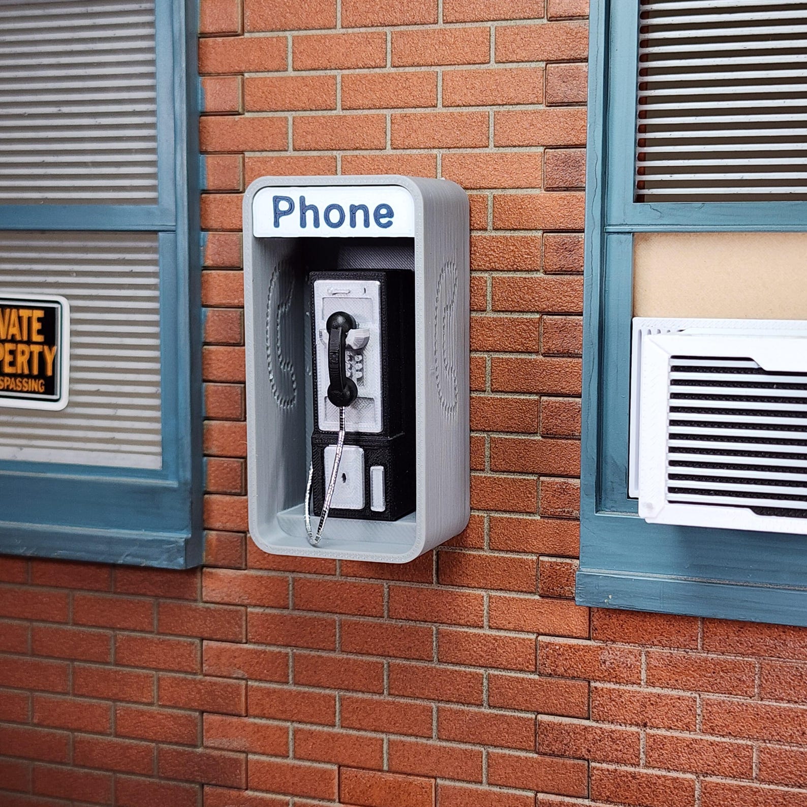 1/12 Scale DIY Payphone Kit, NECA Diorama Compatible – LED or Display ...