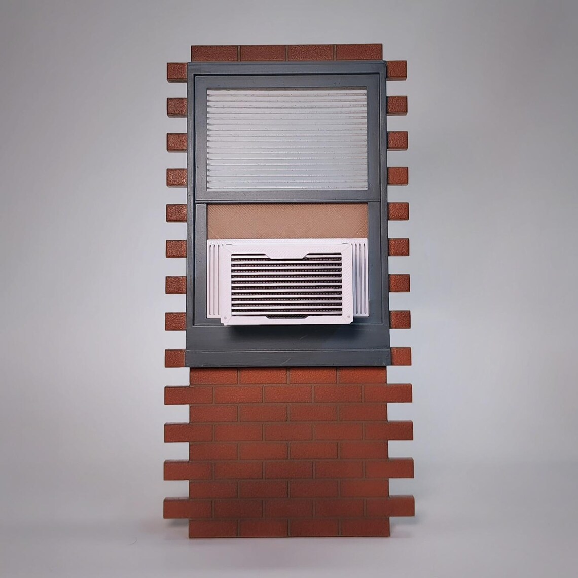 Realistic Window A/C Unit Accessories for NECA Dioramas, Miniature ...