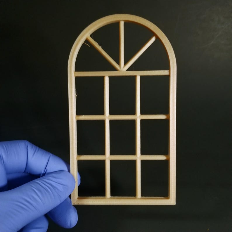 1/12 Scale Window Frame DIY Diorama, Dollhouse Add-on, 6 Pack - Etsy