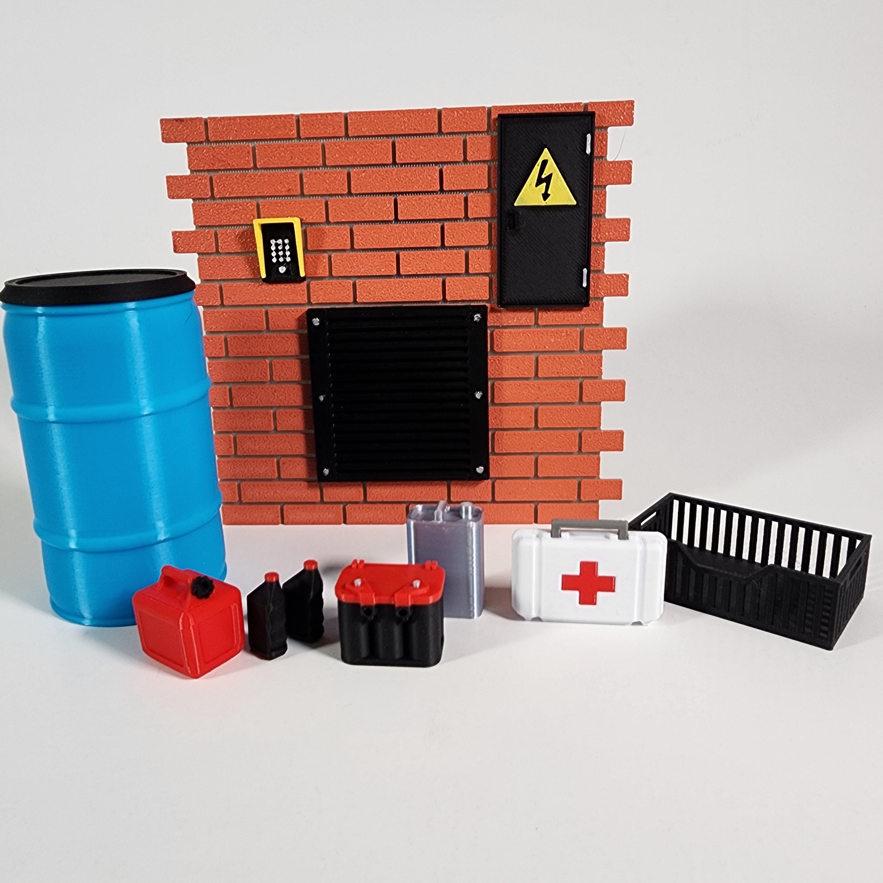 NECA 12-piece 1/12 Scale Accessories Kit for Dioramas and Dollhouses - Etsy