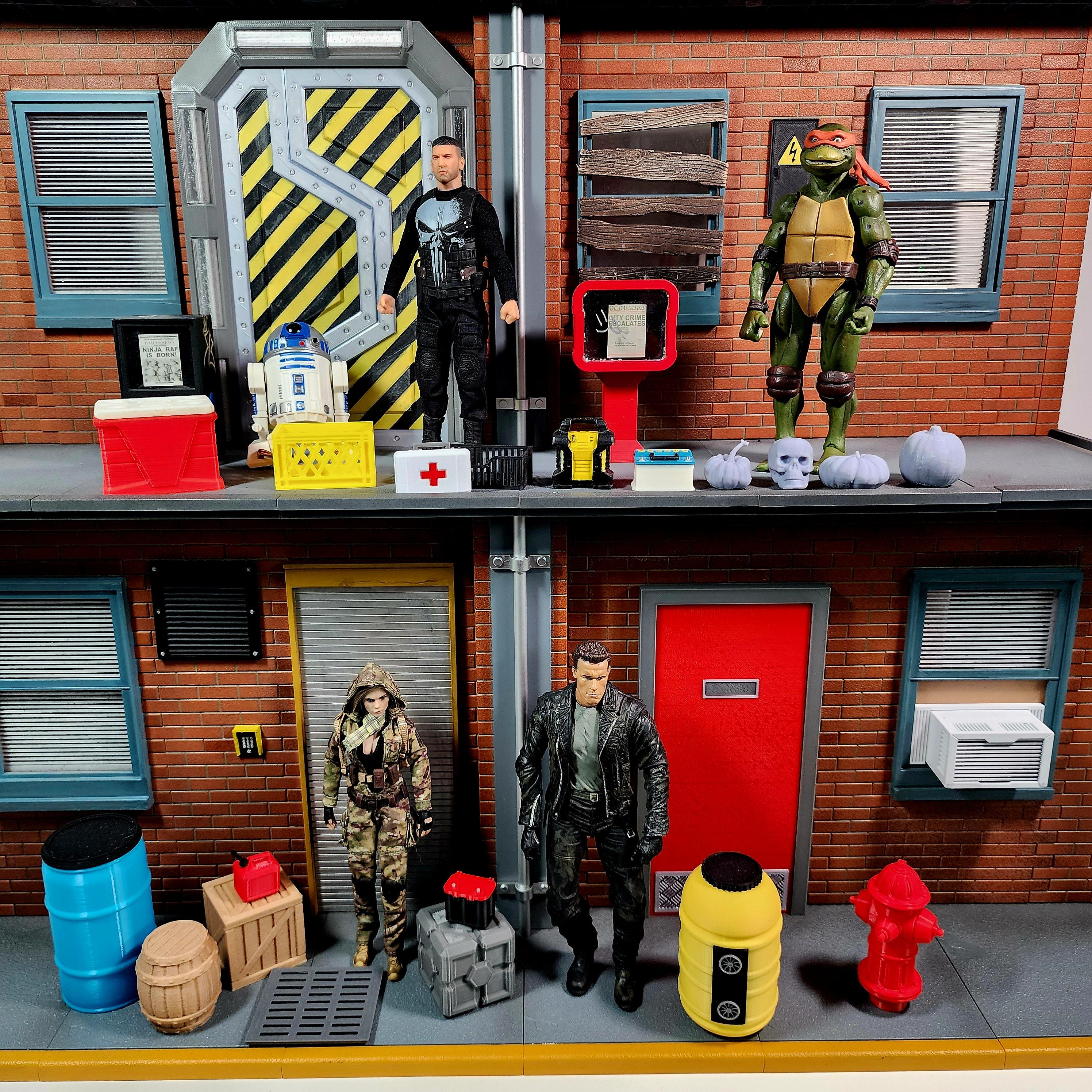 1/12 Scale Window Frame DIY Diorama, Dollhouse Add-on, 6 Pack - Etsy