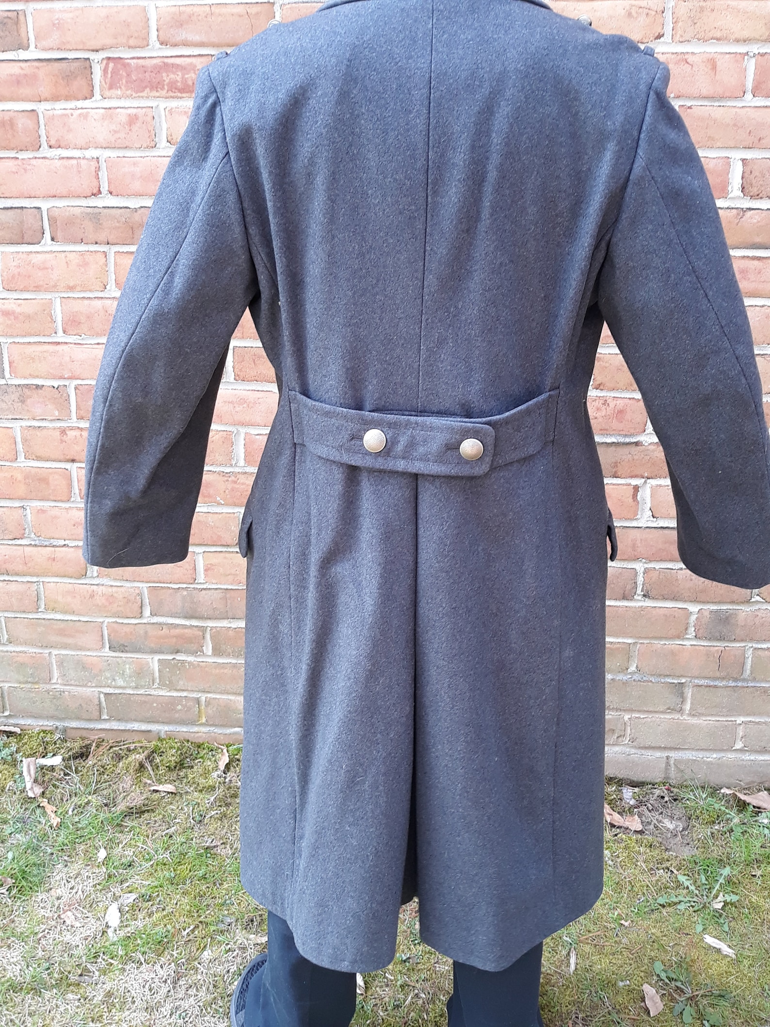 West German 100% Wool Military Overcoat - Etsy