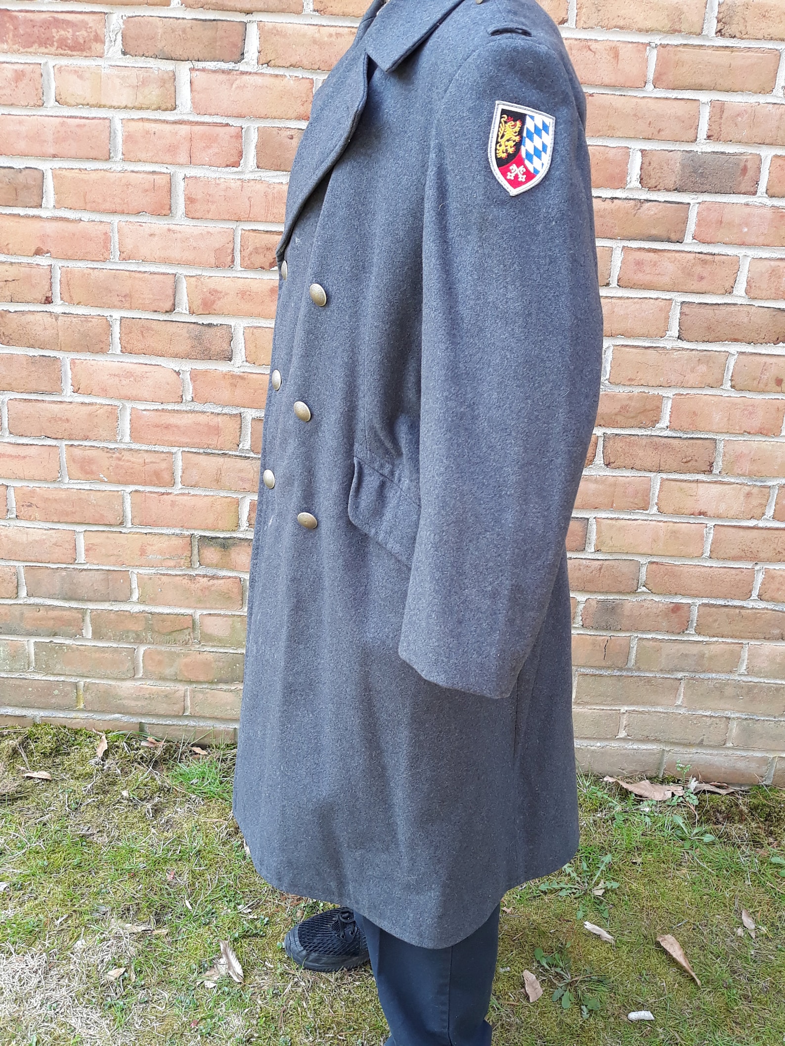West German 100% Wool Military Overcoat - Etsy