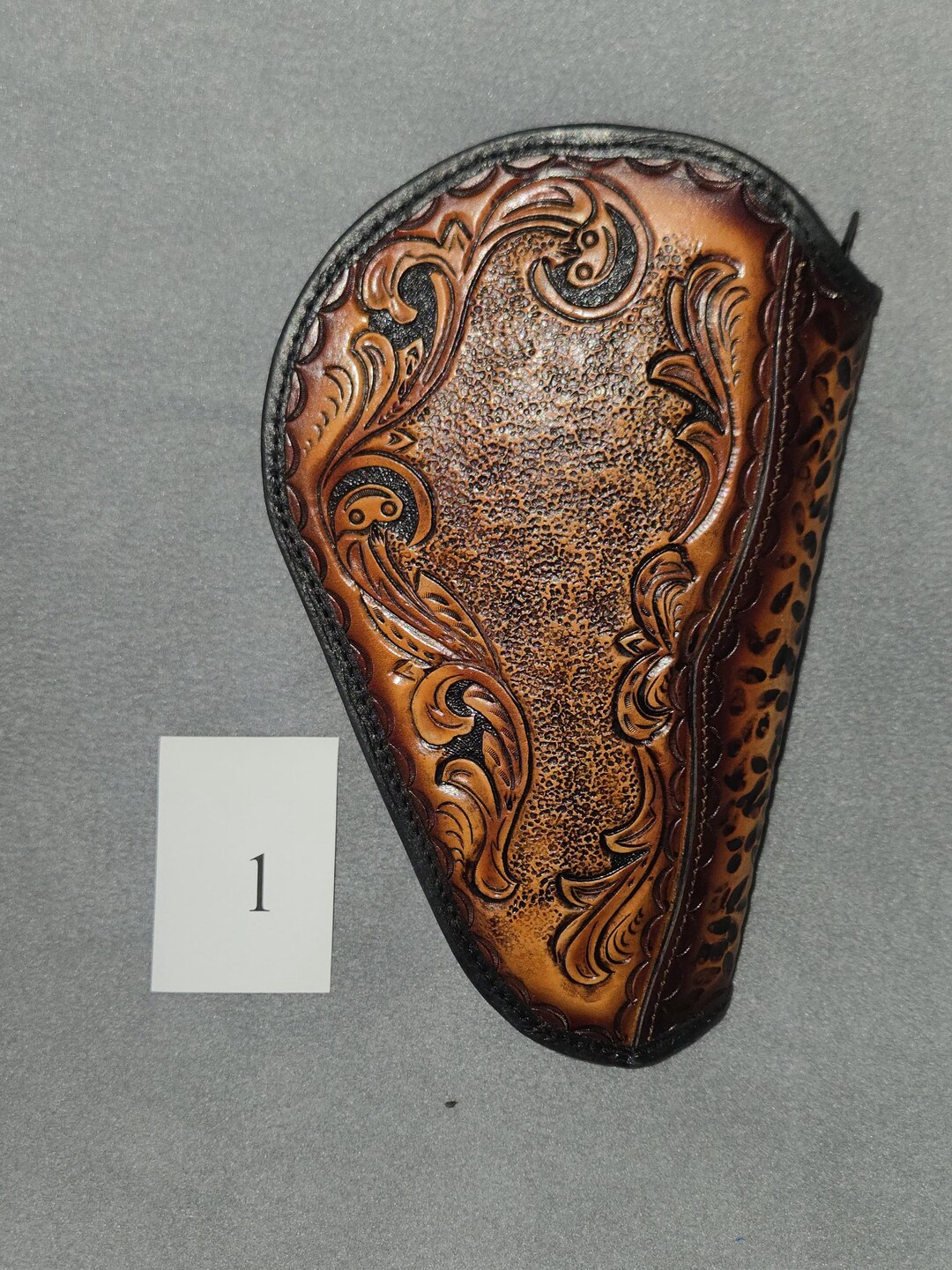 Hand-tooled Leather, Pistol Case, - Etsy