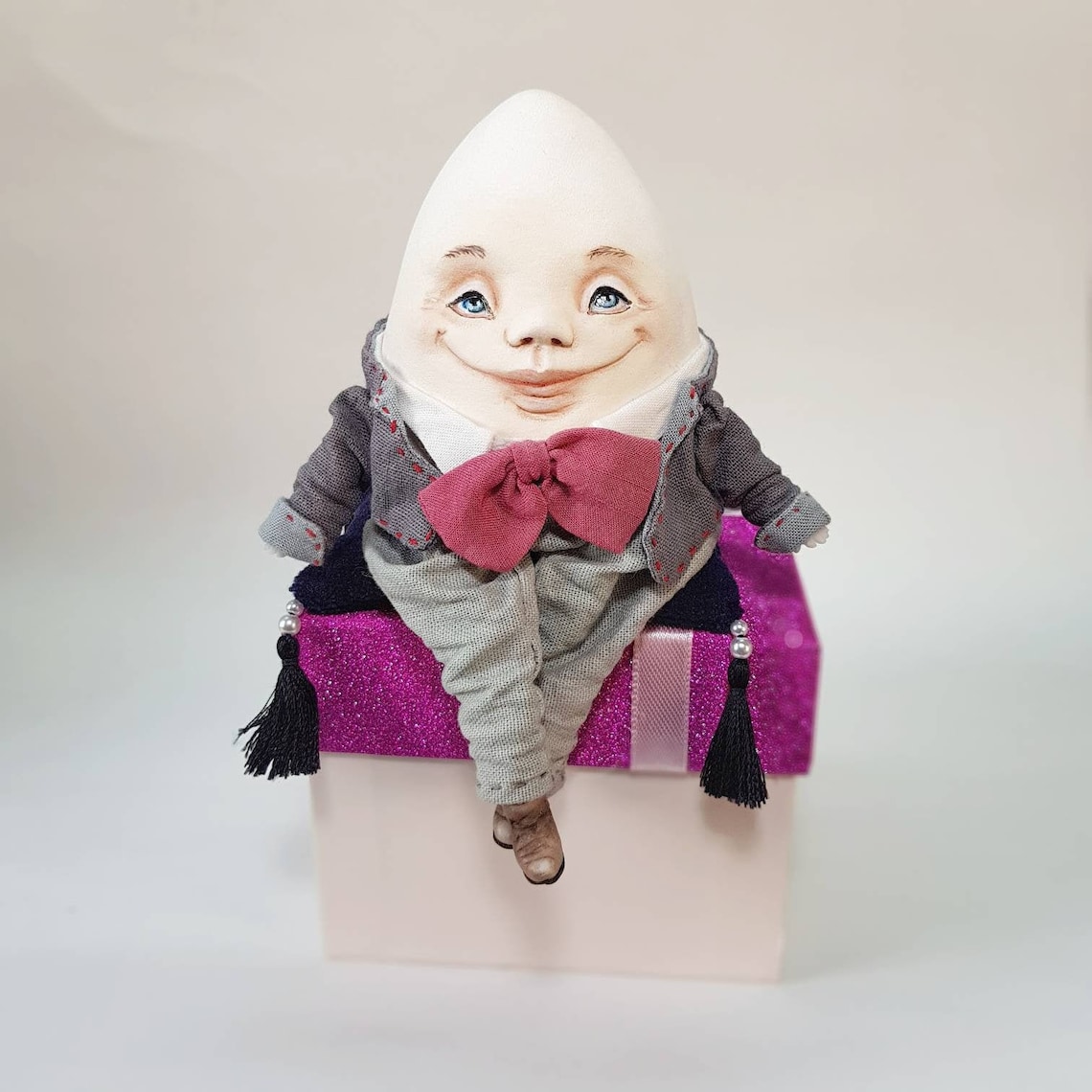 Humpty Dumpty is a handmade doll. Made to order Clay doll s | Etsy