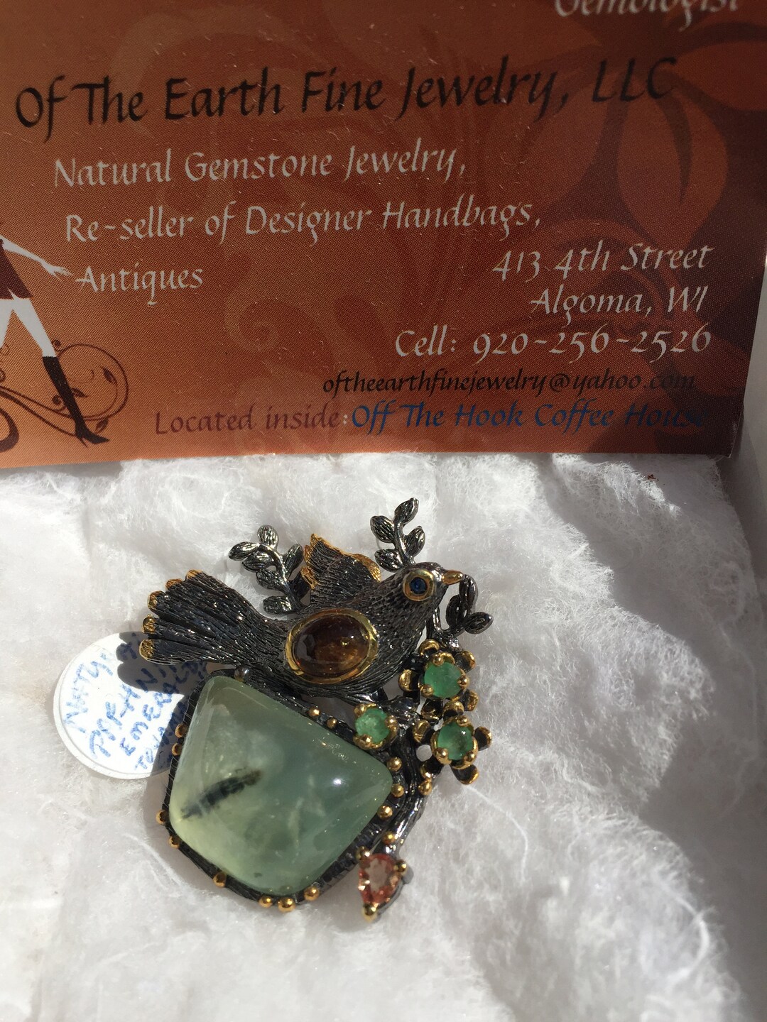 Dove of Peace Brooch/pendant Multi Stone - Etsy