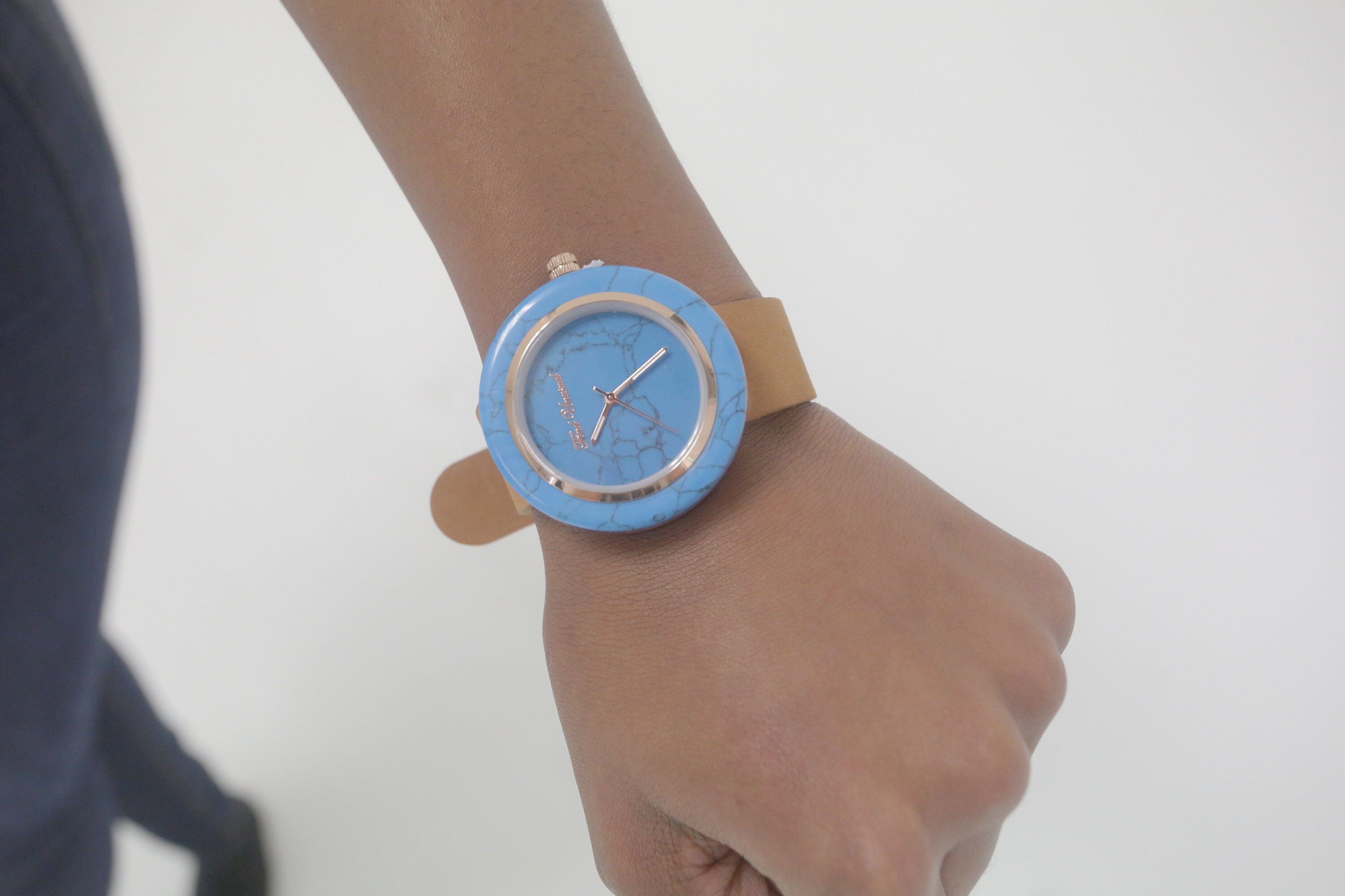 Real natural marble stone watch anniversary gift wood watch | Etsy