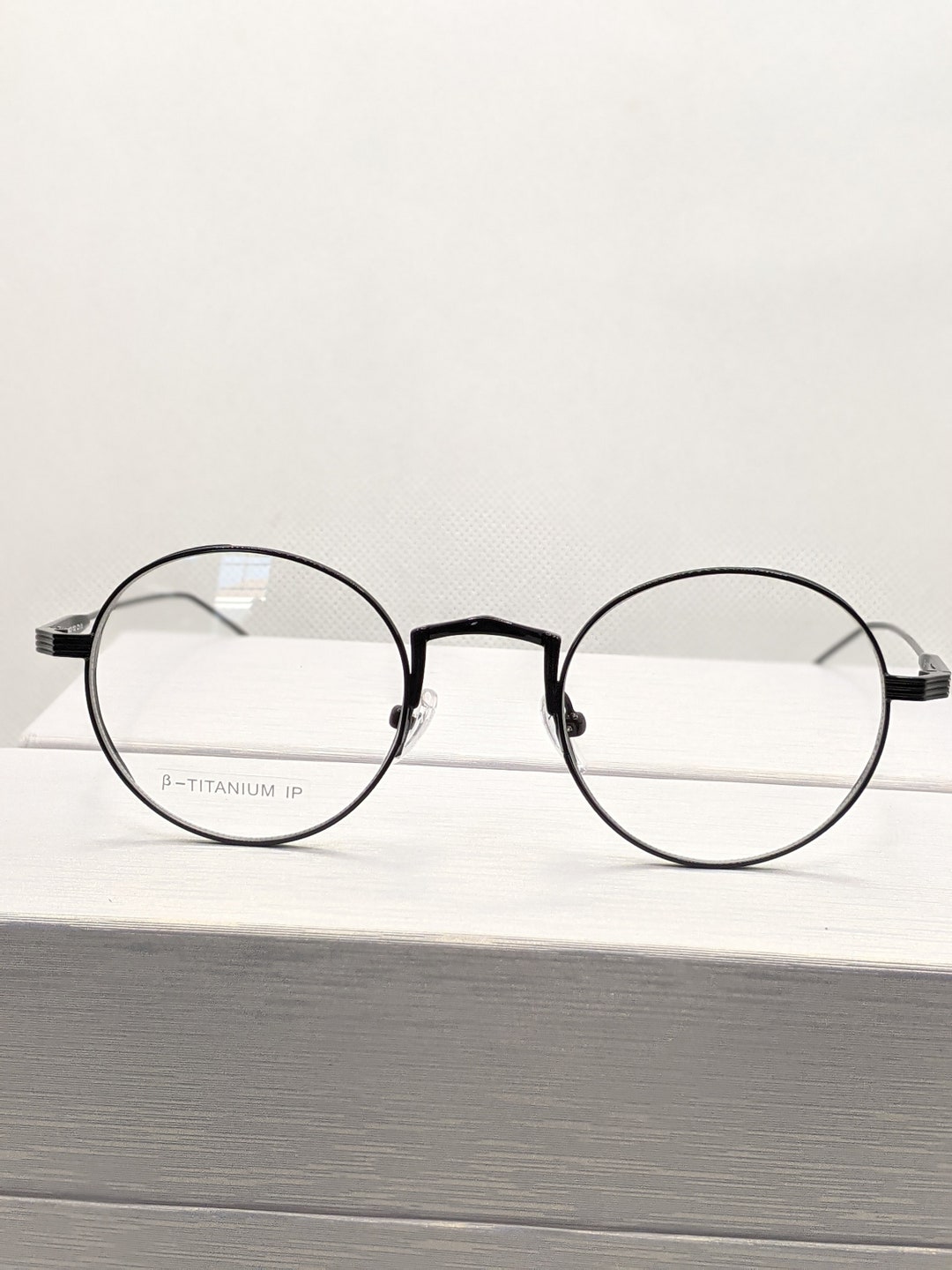 Titanium Small Round Glasses Frame Prescription Glasses - Etsy