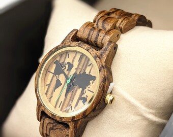 World Map Watch | Etsy