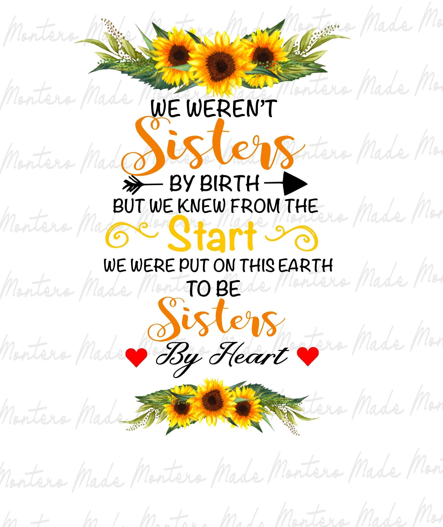 Sisters by Heart PNG- DIGITAL DOWNLOAD - Etsy