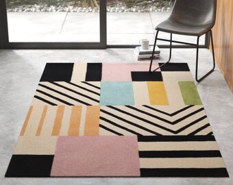 New Modern Hand Tufted the Annie Collection ANN-01 MH White / - Etsy