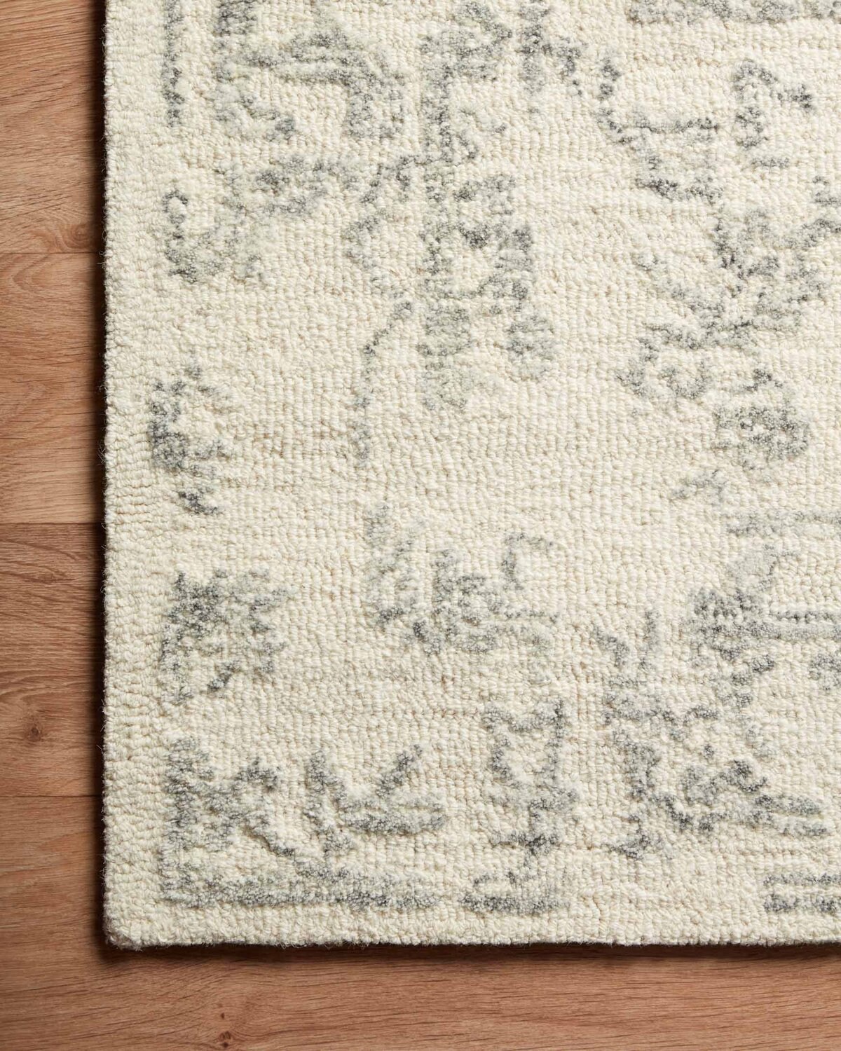 New Modern Hand Tufted the Annie Collection ANN-01 White/grey Rug ...