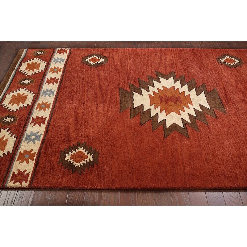 New Modern Hand Tufted Texture Braelyn Southwest Southwestern - Etsy