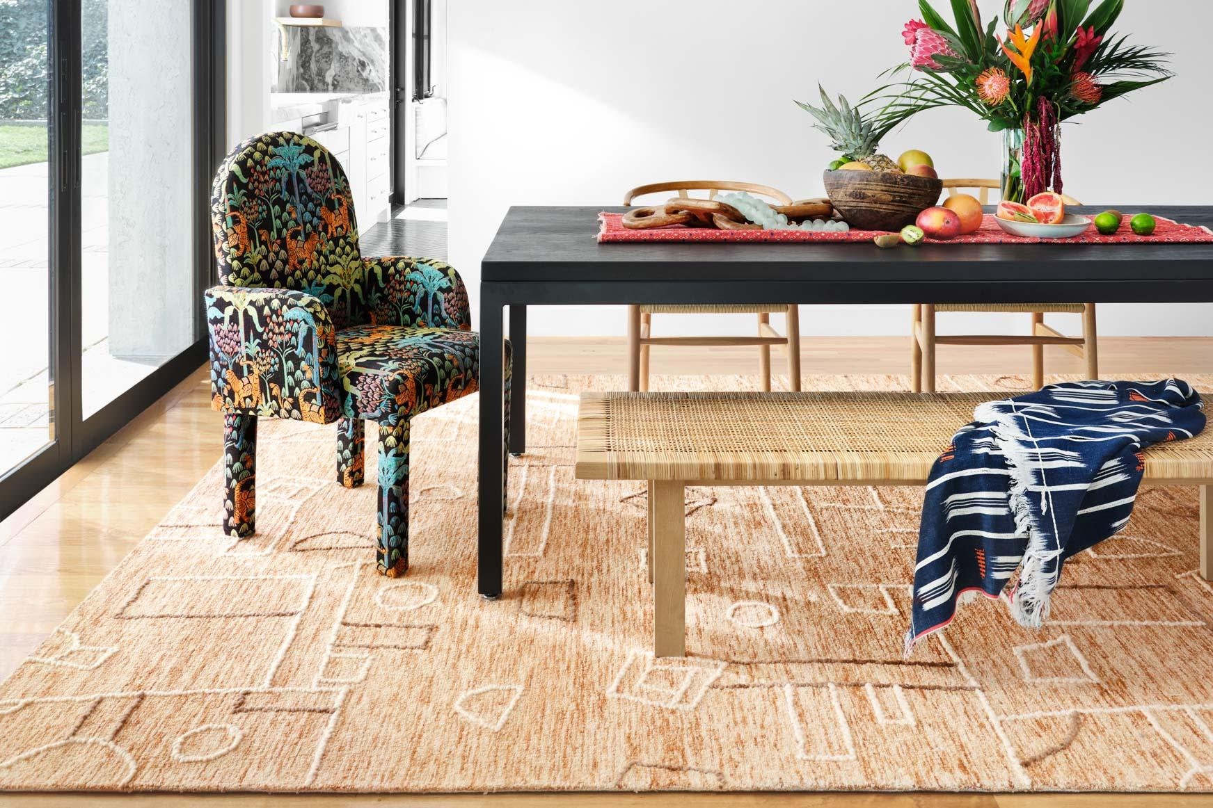 New Modern Hand Tufted Texture Loloi Ehren Leela LEE-05 Terracota Ivory ...