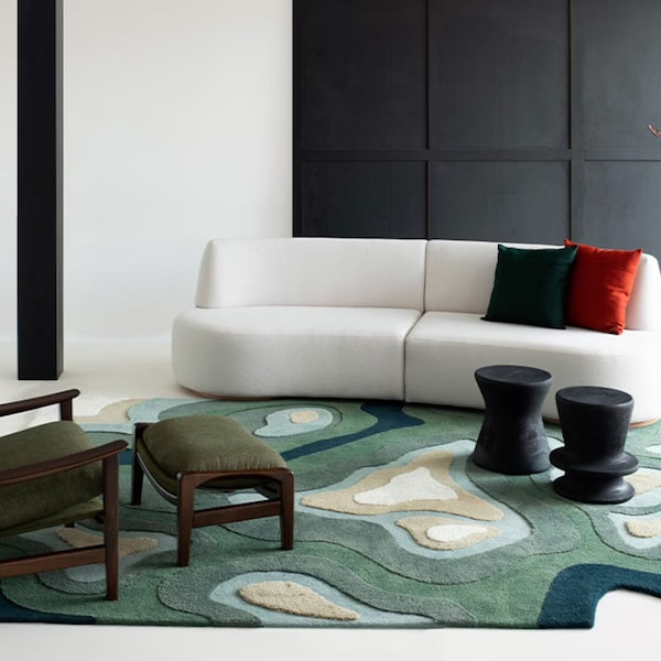 Irregular Rug - Etsy