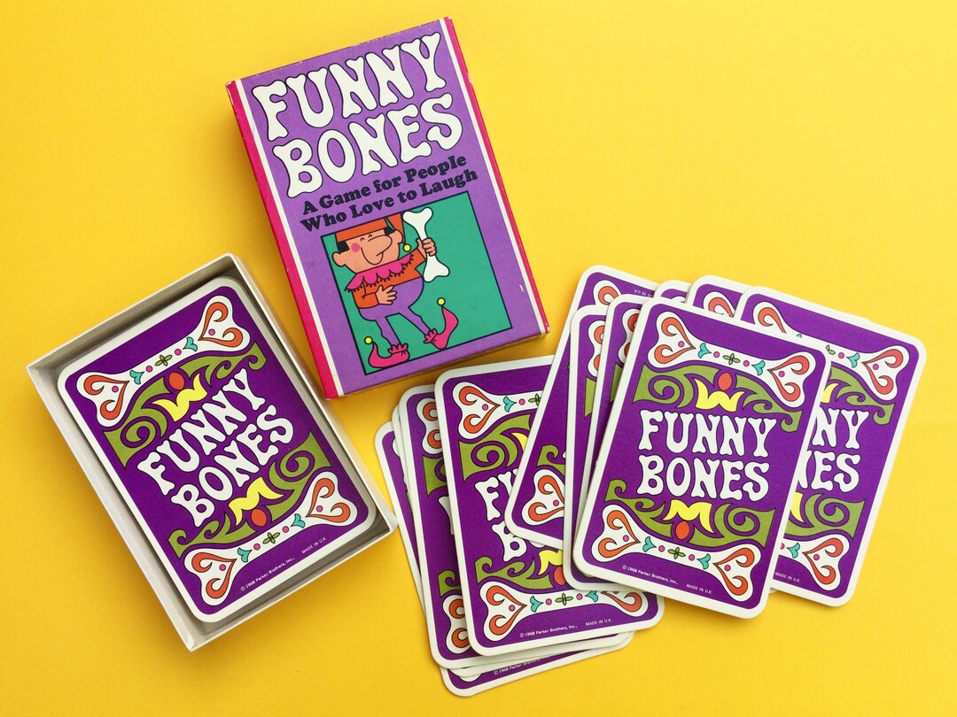 Vintage Funny Bones Game, Game for Couples, 1960s Graphics, Made in ...
