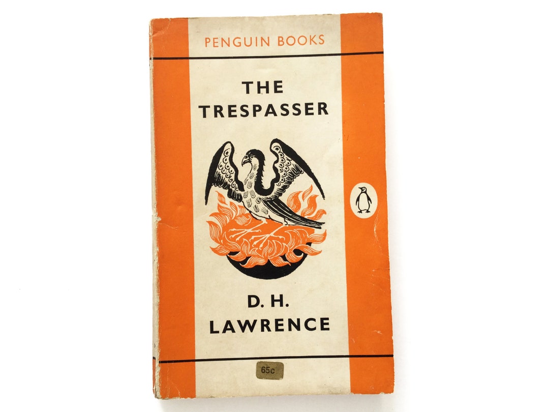 D H Lawrence - the Trespasser, Vintage Penguin Book, 1960s Paperback ...
