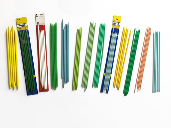 Double pointed needles vintage knitting needles JMRA and | Etsy