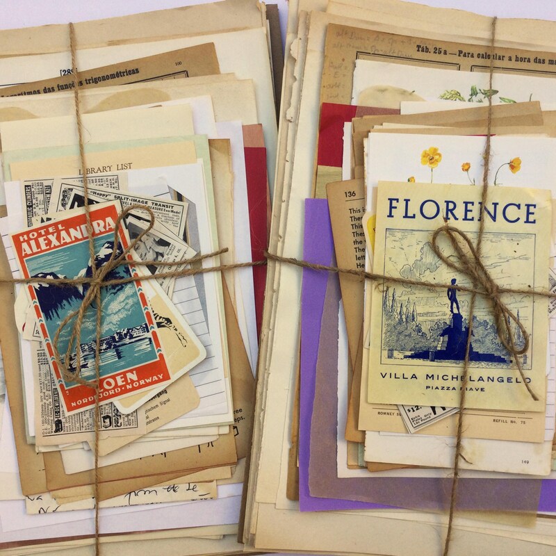 Ephemera Packs - Etsy
