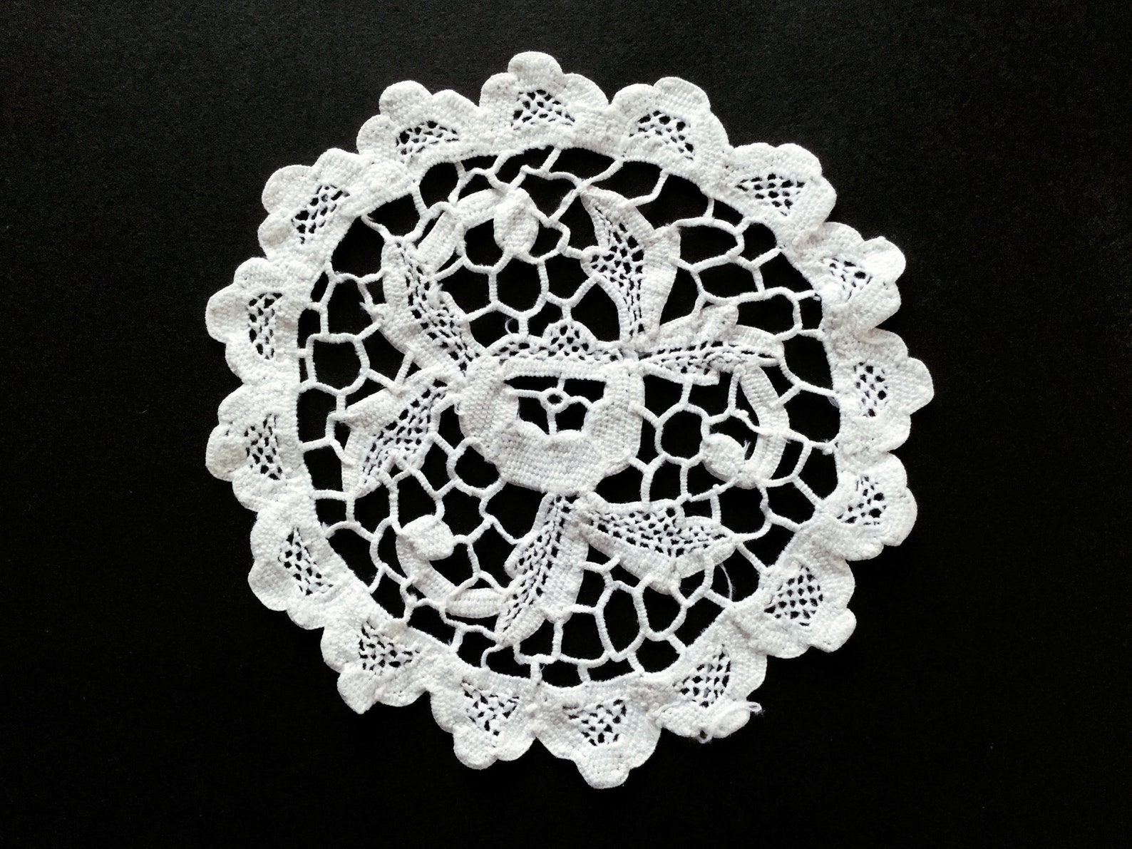 Round Lace Doily Small Dressing Table Mat Mother's Day - Etsy