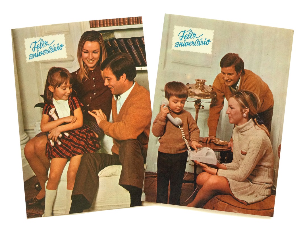 Vintage Kitsch Postcards, Unused Happy Birthday Cards, Mid Century Home ...