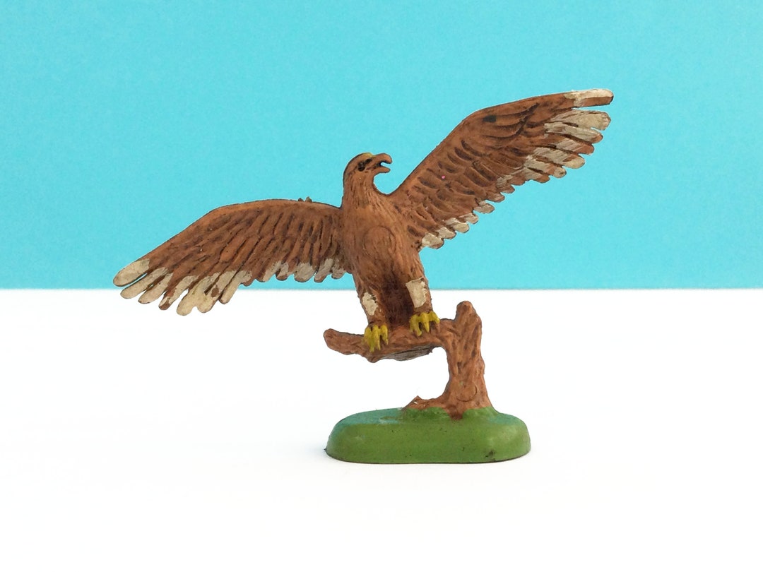 Britains Golden Eagle on Branch, Vintage Plastic Animal Toys, Made in ...