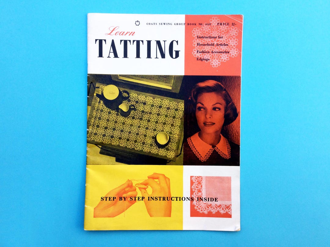 Vintage 1960s Tatting Book: Lace Making Patterns & Instructions - Etsy UK