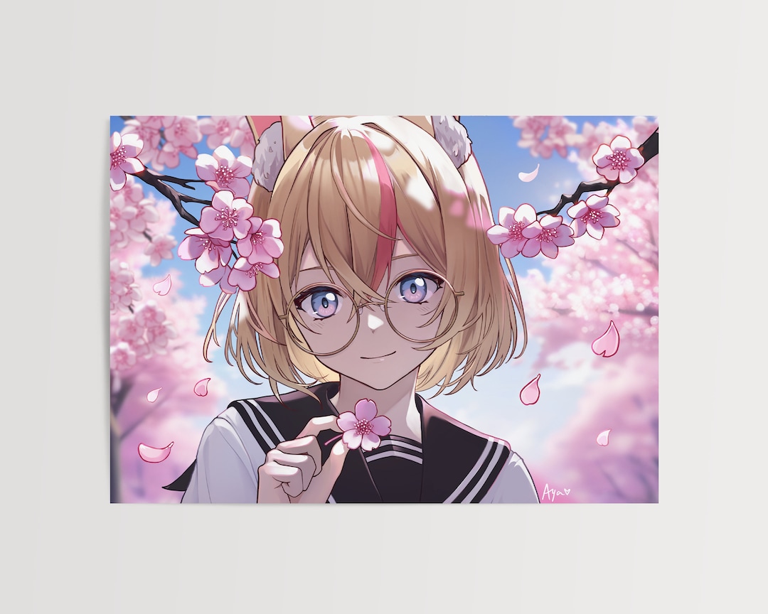 Spring Aria Signed Vtuber Poster preorder - Etsy