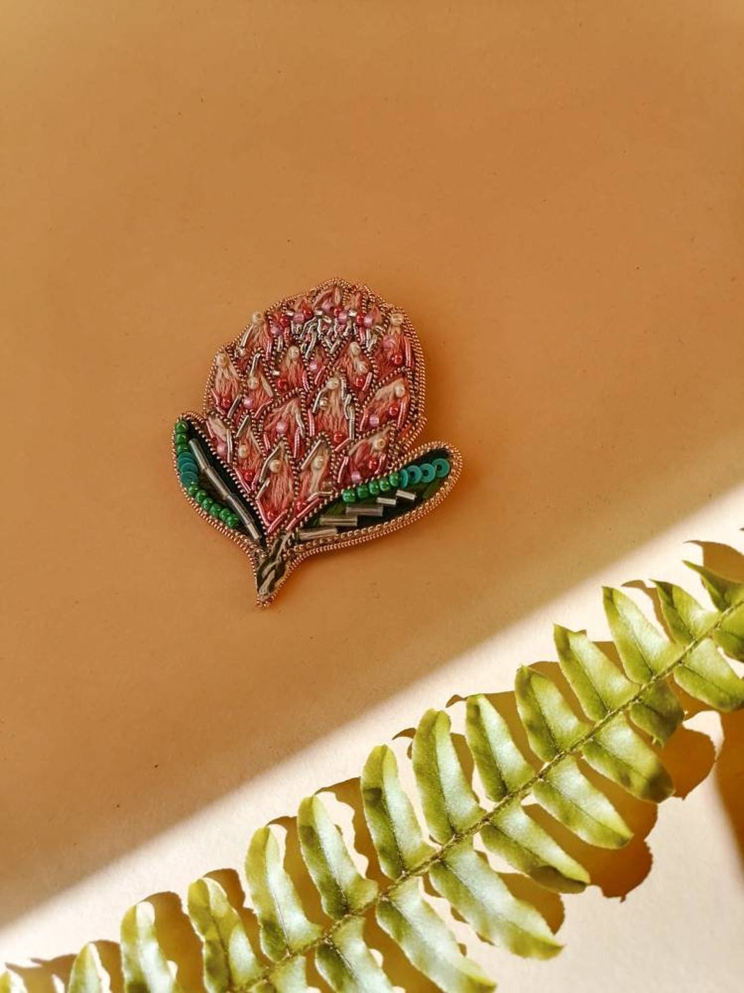 Protea Brooch, Protea Pin. - Etsy