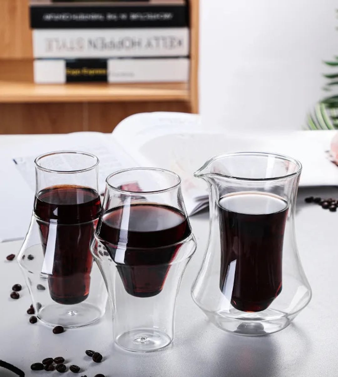 Double Wall Cup Sensory Enhancing Coffee Glass Cups. - Etsy