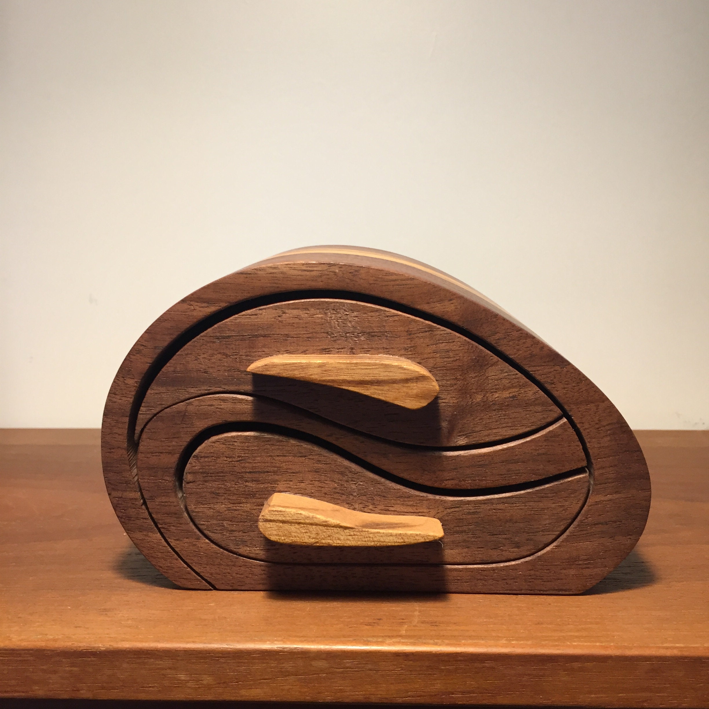 Egg Shaped Wooden Box - Etsy