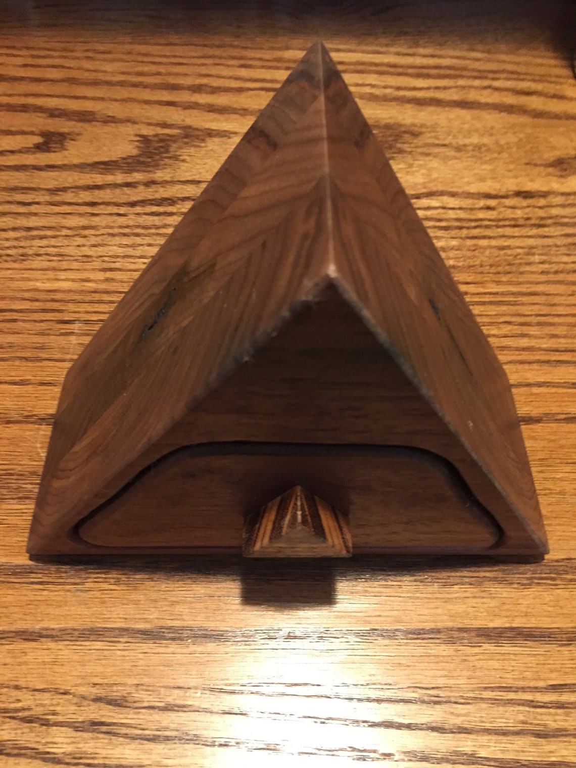 Triangle Wooden Box - Etsy