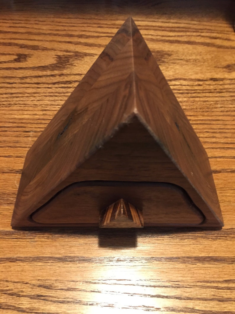 Triangle Wooden Box - Etsy