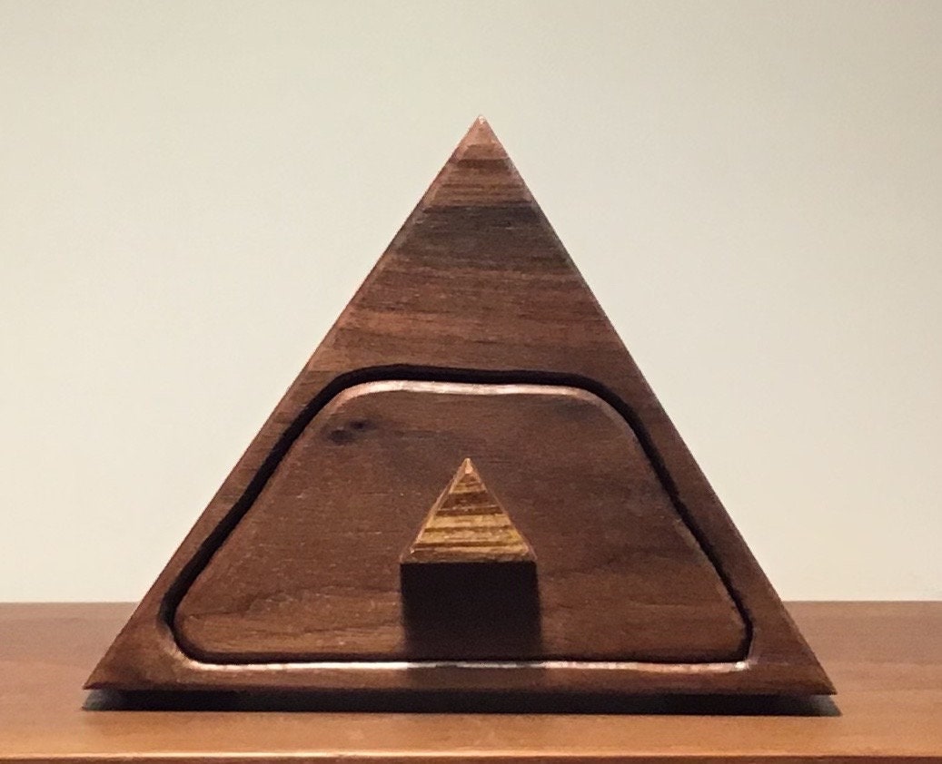 Triangle Wooden Box - Etsy