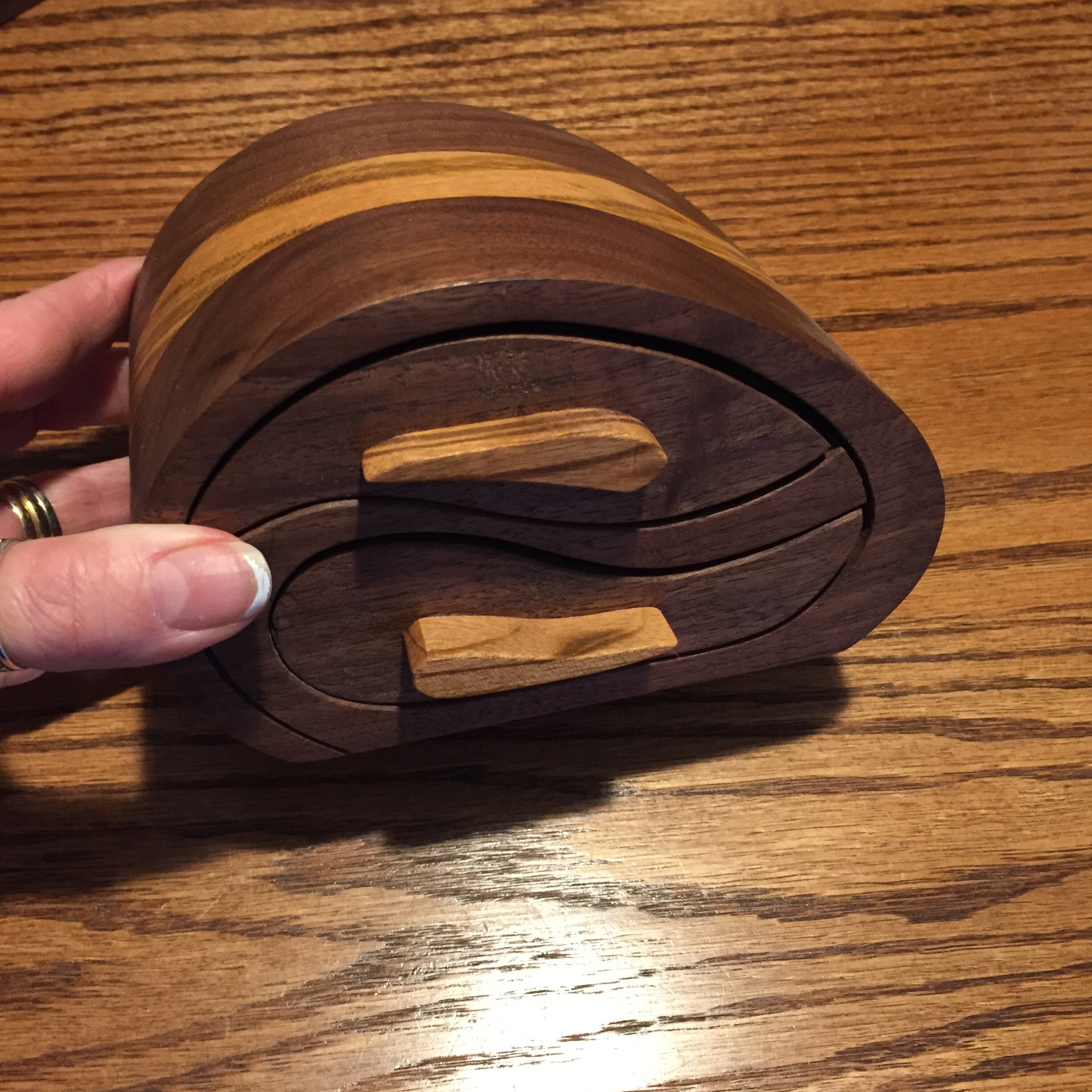 Egg Shaped Wooden Box - Etsy