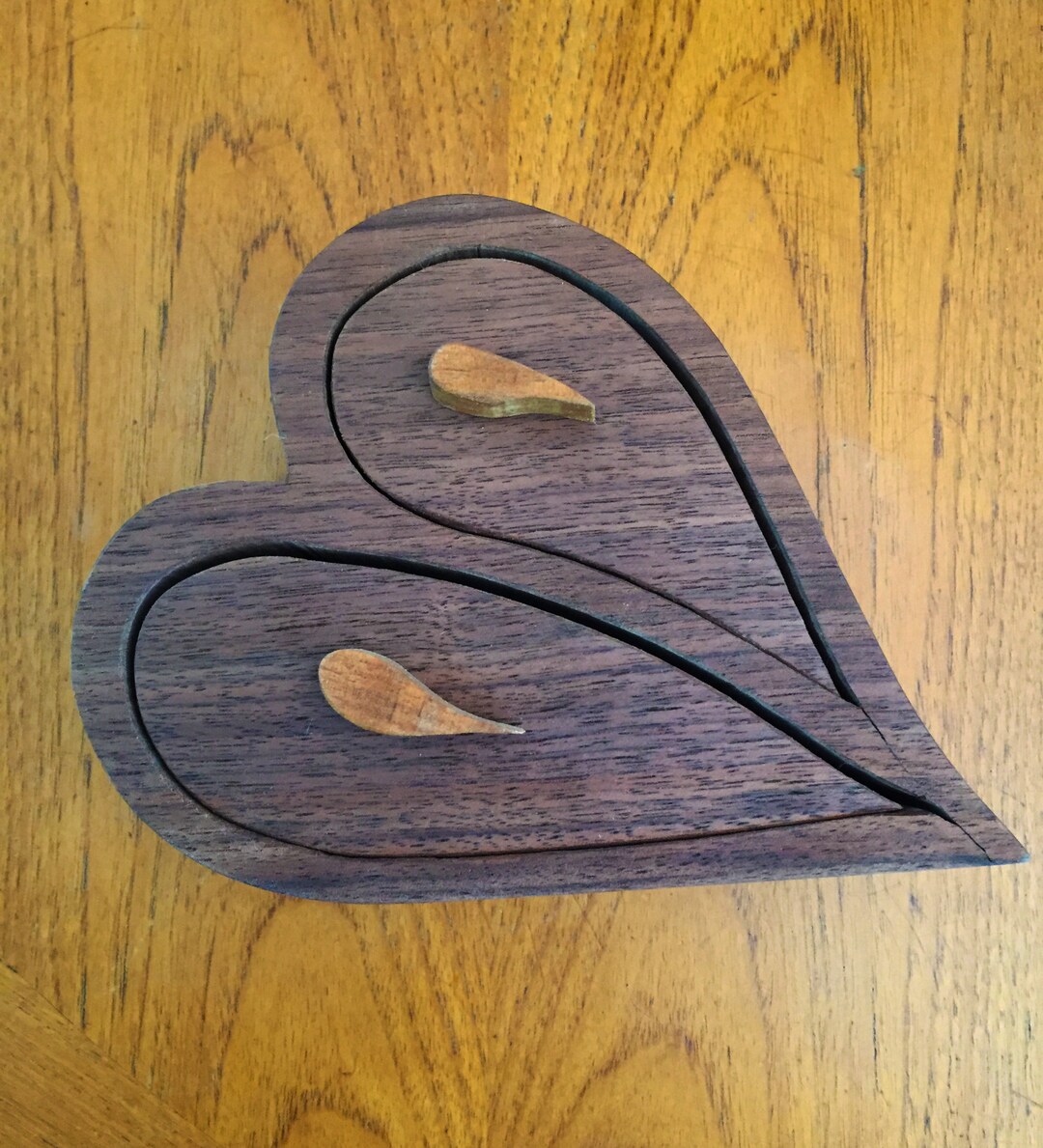 Heart Wooden Box - Etsy