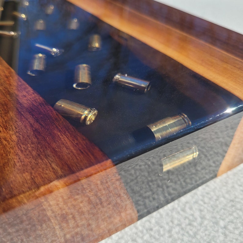 Bullet Casings Epoxy Walnut Board - Etsy