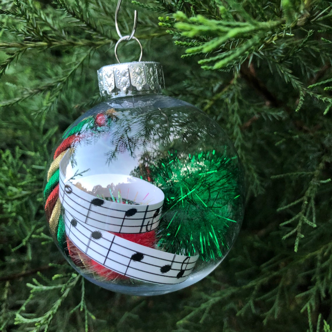 Musical Notes Ornament Sheet Music Ornament Band Ornament | Etsy