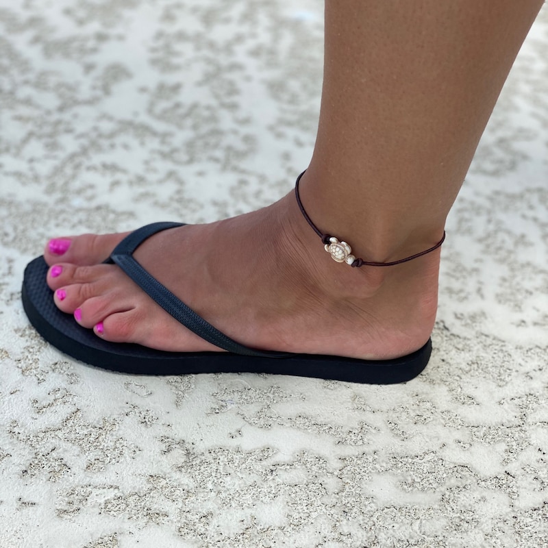 Leather Anklets - Etsy