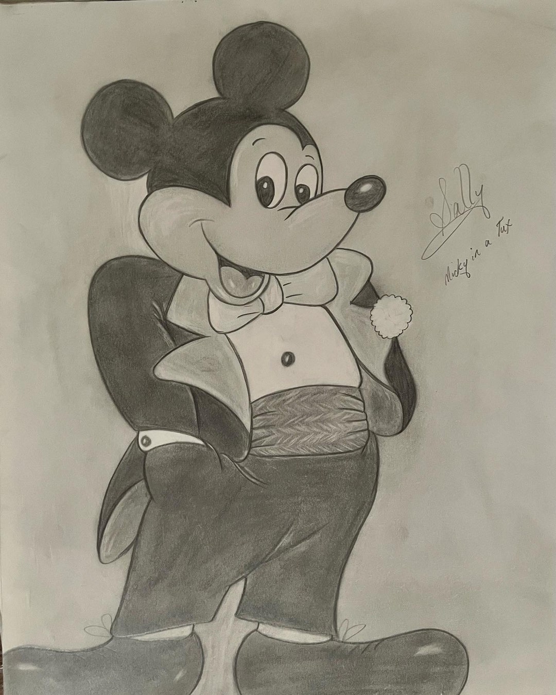 Mickey Mouse Wearing a Tux - Etsy