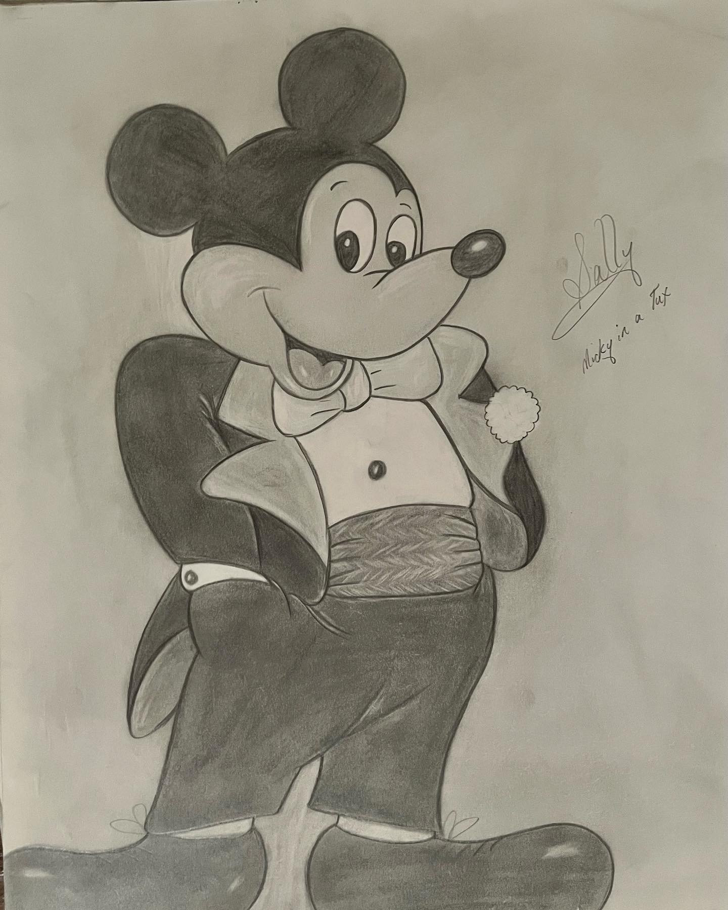 Mickey Mouse Wearing a Tux - Etsy