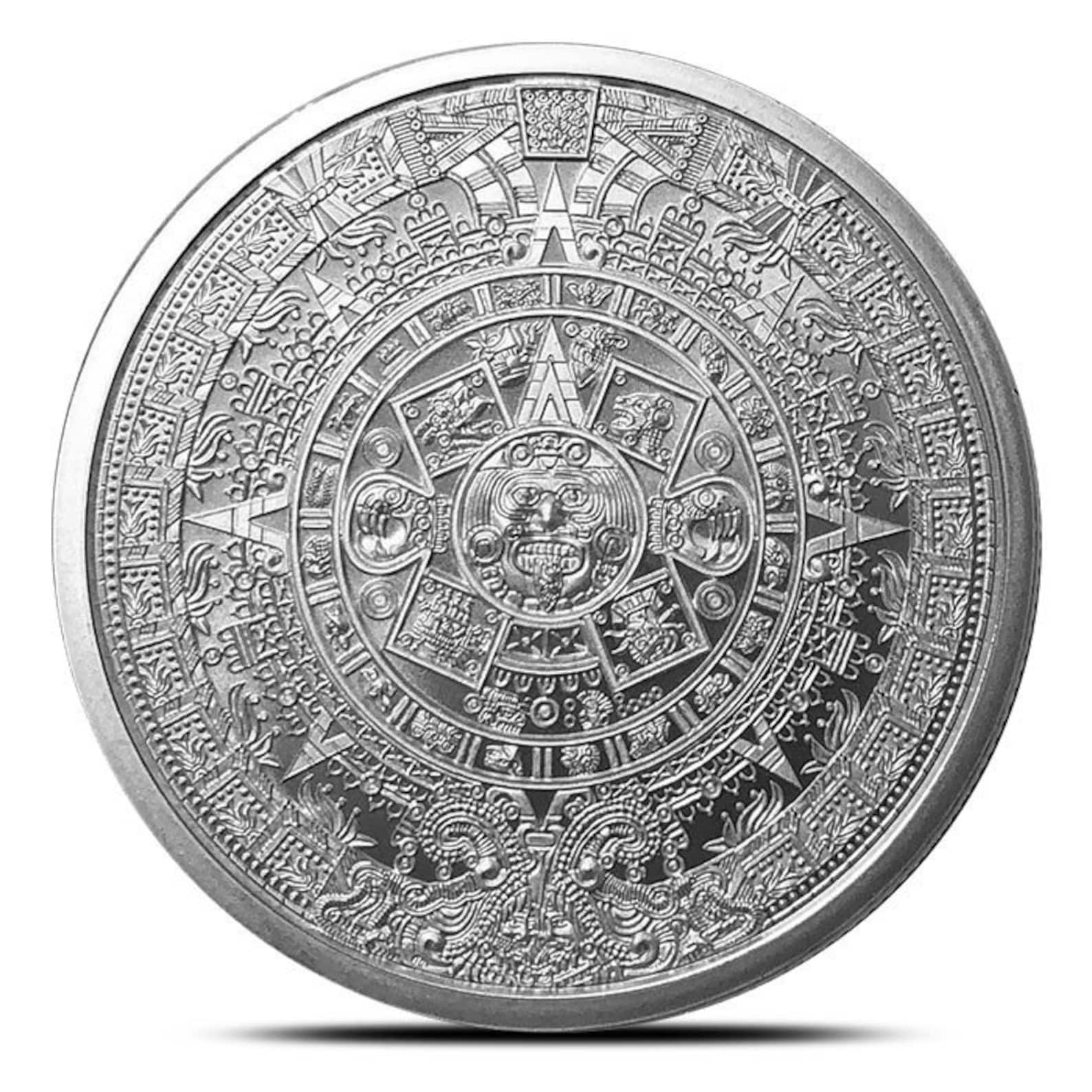Aztec 1oz. .999 Silver Bullion Collectors Piece - Etsy