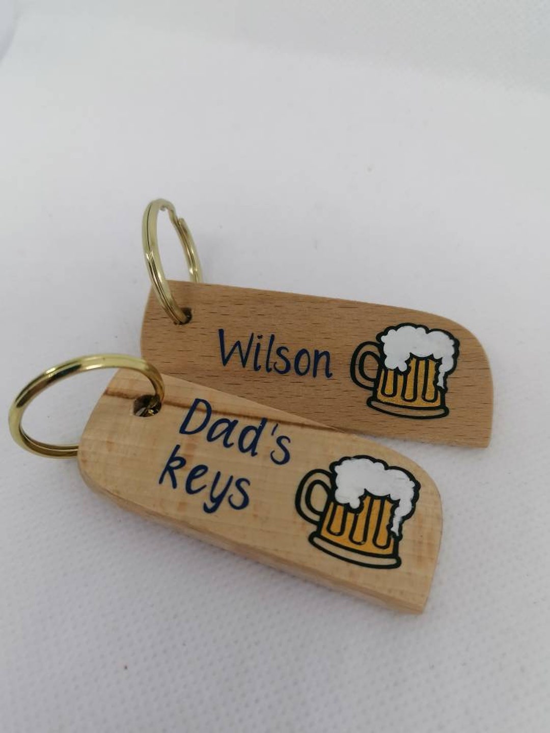 Beer keyring personalised. A perfect thank you gift for any beer lover ...