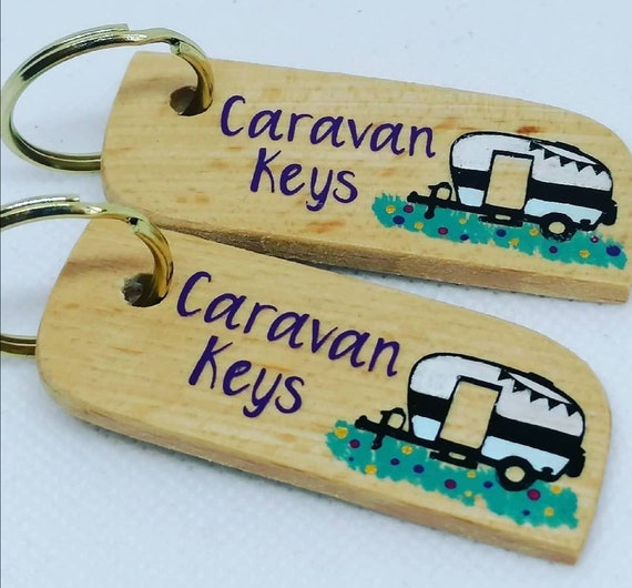 Caravan Keyring Hand Painted. A Lovely Keyring a Perfect - Etsy UK