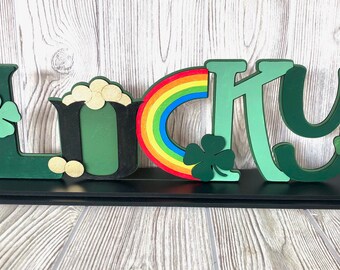 March Watercolor Print: March Shamrock Watercolor Spring - Etsy