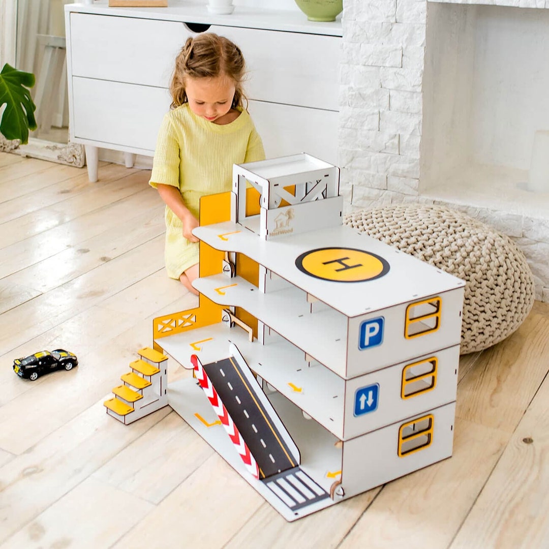 Car Lift Parking Garage for DIY Toy Cars Mini Toy Storage - Etsy