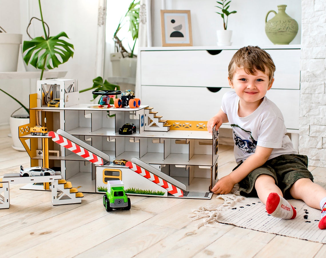 Car Parking for Boys Car Toy Garage With Lift Miniature | Etsy