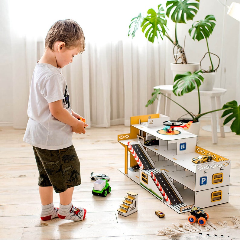 Car Parking for Boys Car Toy Garage With Lift Miniature | Etsy